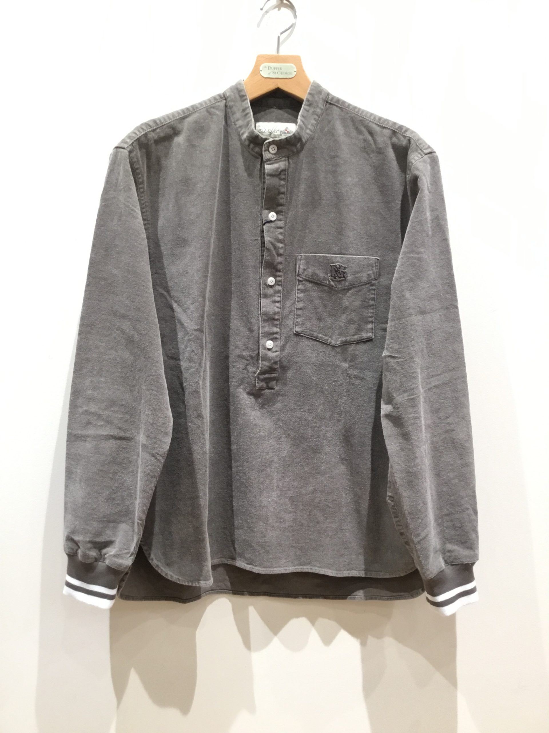 NO COLLAR CORDUROY RIBBED SHIRTS – The DUFFER of St.GEORGE｜Official Web ...