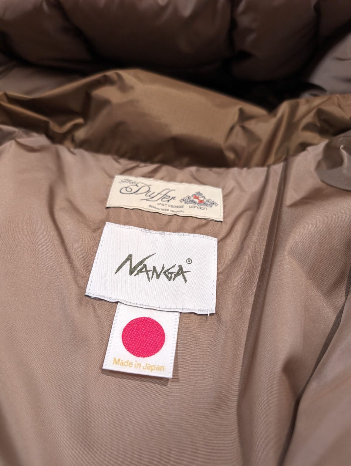 【別注！！！】NANGA×DUFFER – The DUFFER of St.GEORGE｜Official Web Site｜ザ・ダファー・オブ・セントジョージ